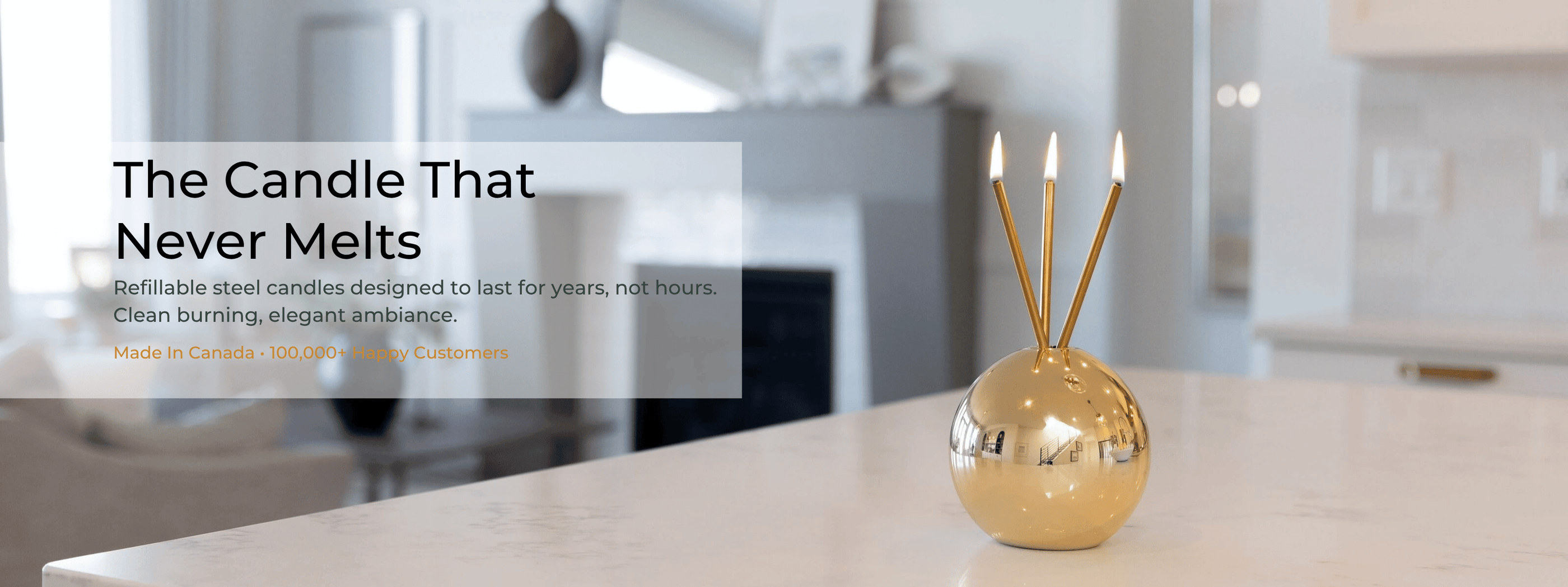 Reusable Steel Candles That Never Melt | Everlasting Candle Co.®